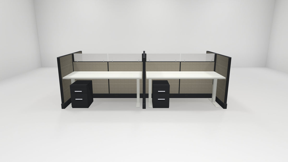 Call Center Cubicles - 4 Pack, 47" Panels, 30x72 - Shop Now ...